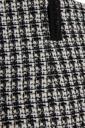 Moncler Tweed Shorts With Monogram Detail