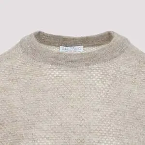Brunello Cucinelli Mohair Soft Net Pullover