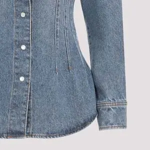 Chloé Button-up Denim Shirt