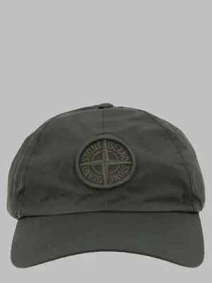 Stone Island Cappello Da Baseball Con Logo - Green