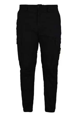 Stone Island Cargo Pants - Black