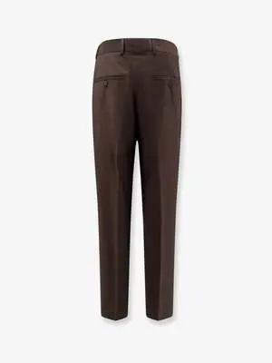 TOTEME Wool Trousers With Pinces - Multicolor