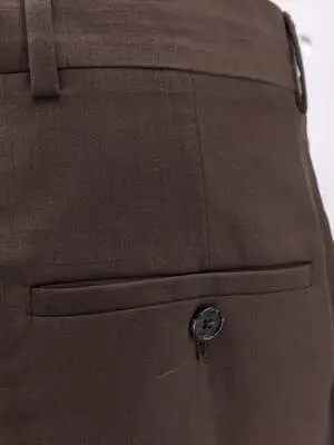 TOTEME Wool Trousers With Pinces - Multicolor