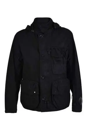 C.P. COMPANY Cargo Jacket With Detachable Hood And Goggle Detail