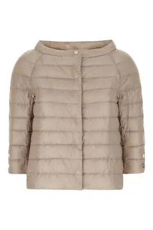 Herno Quilted Jacket With Button Detail - Multicolor