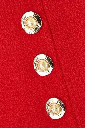 Balmain Double-breasted Button Embellished Skirt