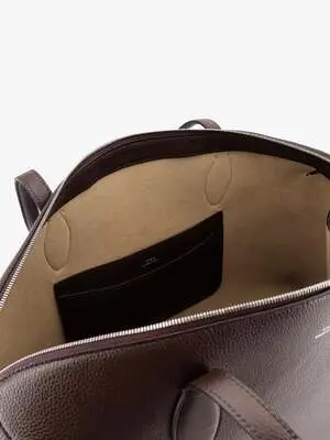 TOTEME Suede Handbag With Engraved Logo - Multicolor