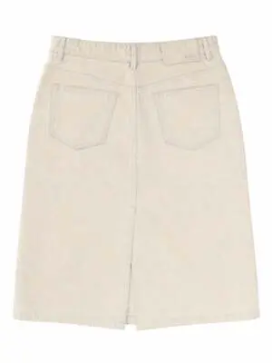 A.p.c. Denim Midi Skirt - Multicolor