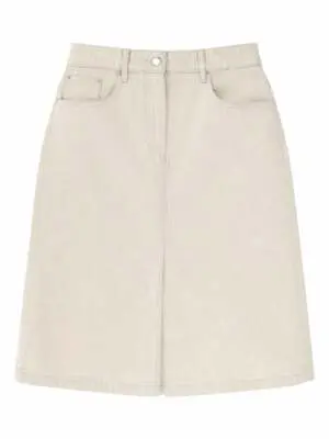 A.p.c. Denim Midi Skirt - Multicolor