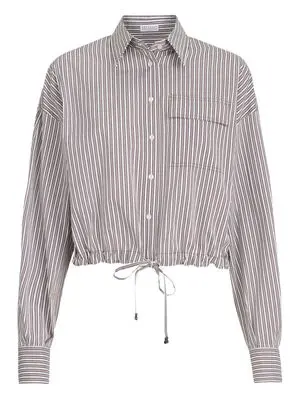 Brunello Cucinelli Striped Cotton Shirt