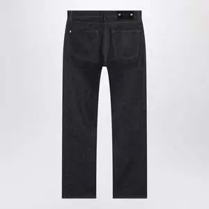 Stone Island Regular Straight Jeans In Raw Indigo Denim - Blue