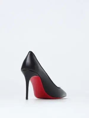 CHRISTIAN LOUBOUTIN Lambskin Leather Pointed Toe Pumps - Black