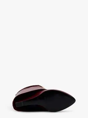Givenchy Shark Leather Boots - Red