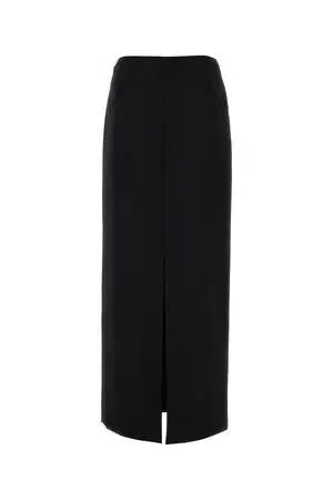 Givenchy Wool And Mohair Blend Skirt - Black