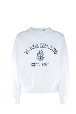 Prada Sweatshirt With Logo Detailing - Multicolor