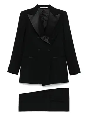Tagliatore Wool Smoking Suit - Multicolor