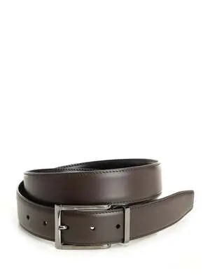 FERRAGAMO FERRAGAMO Reversible Leather Belt Black