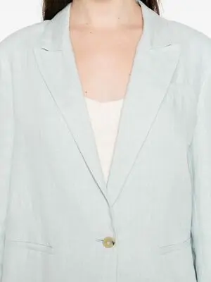 FORTE_FORTE Linen Single-breasted Jacket - Multicolor