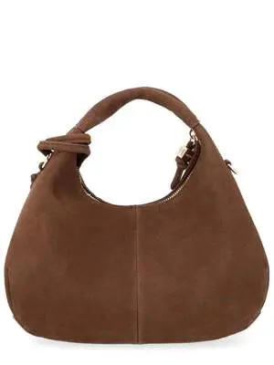 GANNI Mini Hobo Bag - Brown