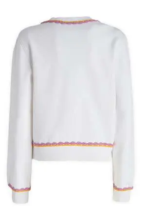 Moschino Sweatshirt With Embroidered Logo - Multicolor