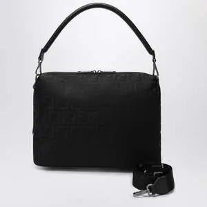 Fendi Lui Nylon Large Bag - Black