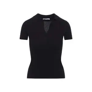 Max Mara Albero Knit Ribbed Polo