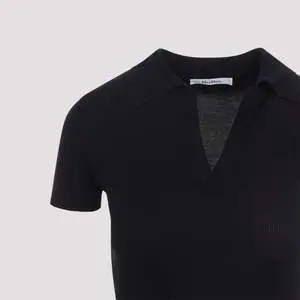 Max Mara Albero Knit Ribbed Polo
