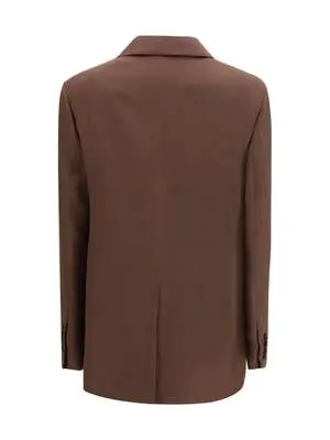 Brunello Cucinelli Double-breasted Peak Lapel Blazer