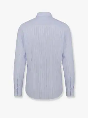 Dior Cotton Shirt With Striped Motif