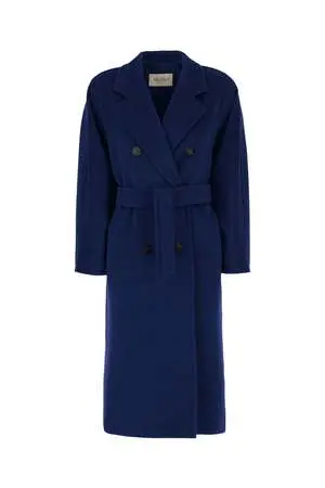 Max Mara Double Breasted Belted Coat - Multicolor