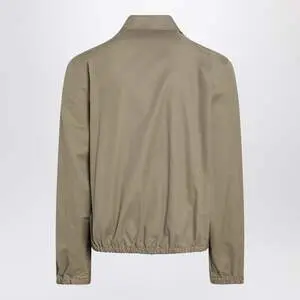 Ami Cotton Zip-up Jacket - Cream