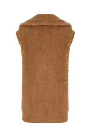 Max Mara Sleeveless Fur Coat - Multicolor