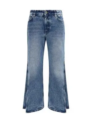 Loewe X Paula's Ibiza Cropped Flare Jeans