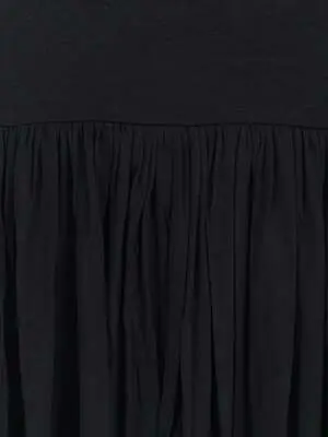 TOTEME Soft Gathered Viscose Dress - Black