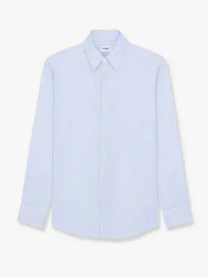 Saint Laurent Saint Laurent Men Cassandre Cotton Shirt With Striped Pattern Multicolor