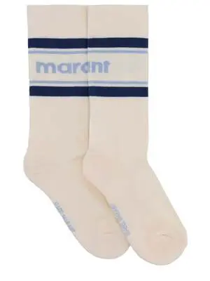 Isabel Marant Étoile ISABEL MARANT Dona Socks With Logo Blue