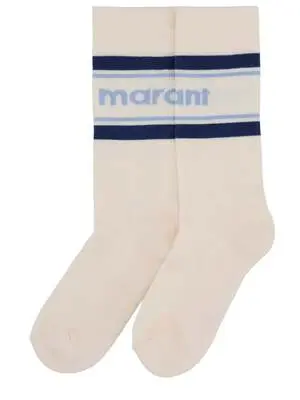 Isabel Marant Étoile Dona Socks With Logo - Blue