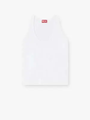 DIESEL® Ribbed Cotton Tank Top - Multicolor