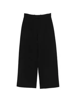 Max Mara Cotton Wide-leg Trousers - Multicolor