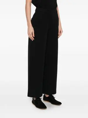 Max Mara Cotton Wide-leg Trousers - Multicolor