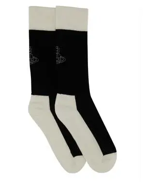 VIVIENNE WESTWOOD Socks With Logo - Black