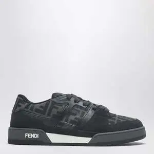 Fendi Ff Jacquard Match Sneakers - Gray