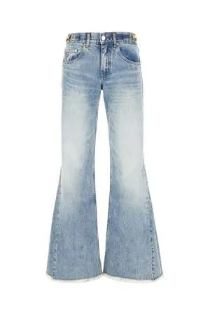 Stella McCartney Wide Leg Flare Jeans - Multicolor