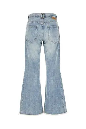 Stella McCartney Wide Leg Flare Jeans - Multicolor