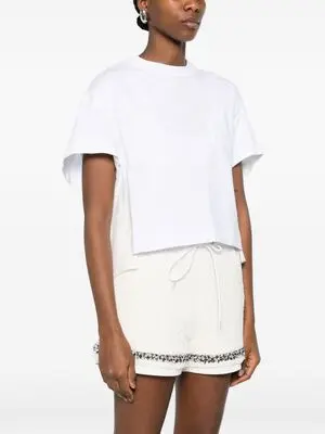 Sacai Cotton T-shirt With Layered Design And Pocket - Multicolor