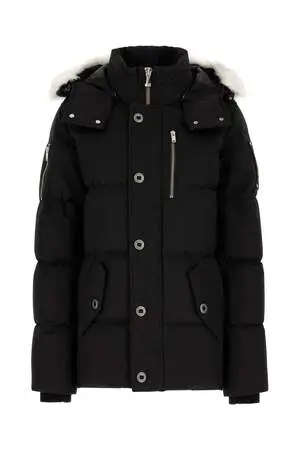 Moose Knuckles Padded Hooded Jacket With Fur Trim - Multicolor