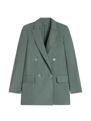 Max Mara Wool Double-breasted Jacket - Multicolor