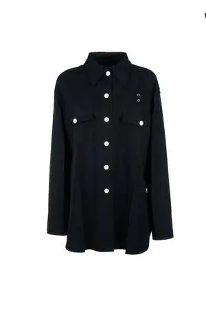 Prada Tailored Long Sleeve Button Detailed Coat
