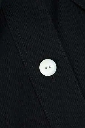 Prada Tailored Long Sleeve Button Detailed Coat