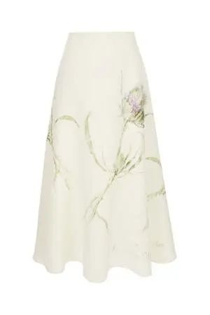 Alberta Ferretti Printed Skirt